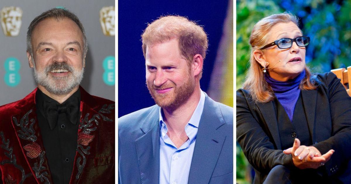 TV Host Graham Norton Recalls The Moment Prince Harry Met Carrie Fisher ...